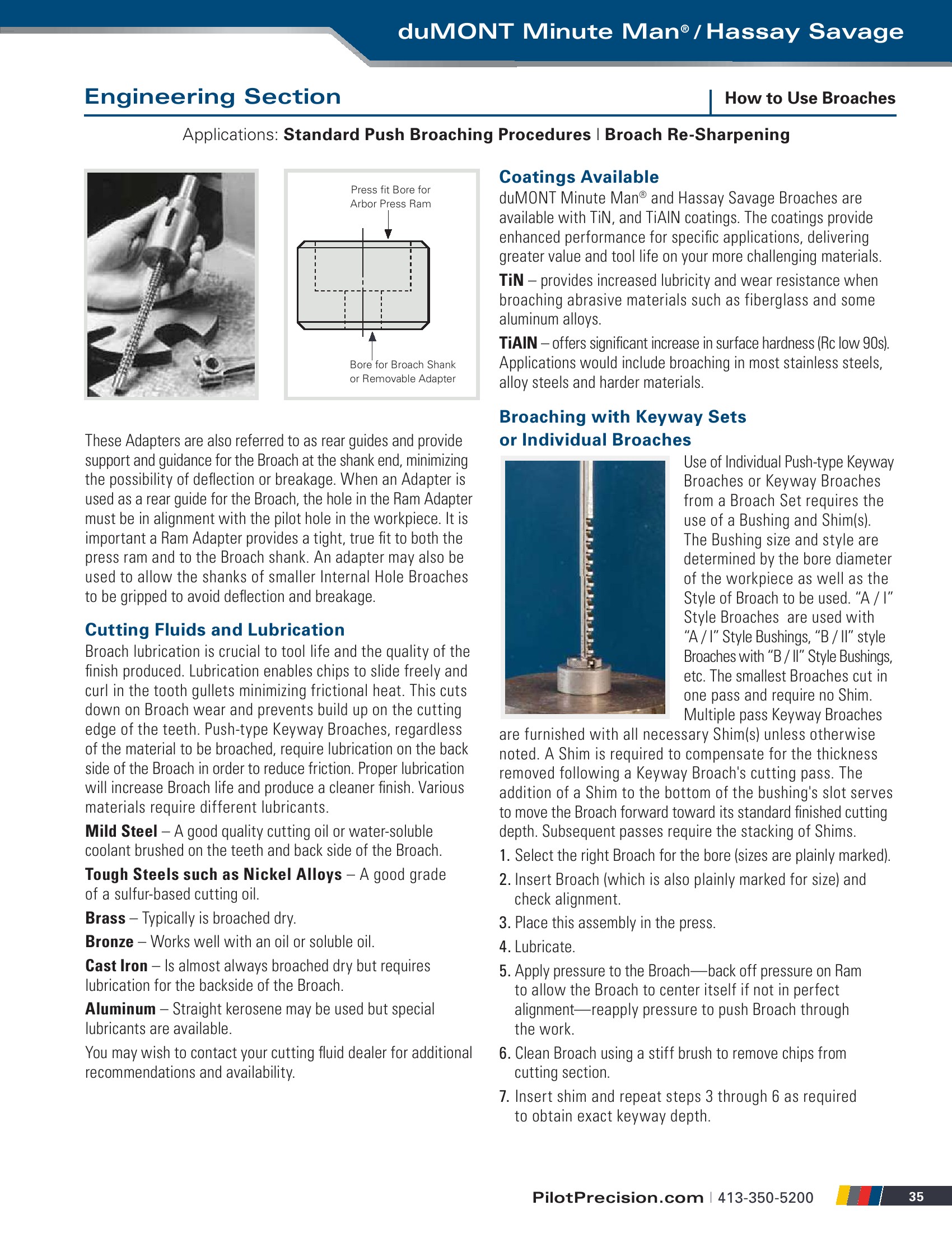 duMONT 44462 Plain D Bushing for D Broaches 54 MM for sale online | eBay