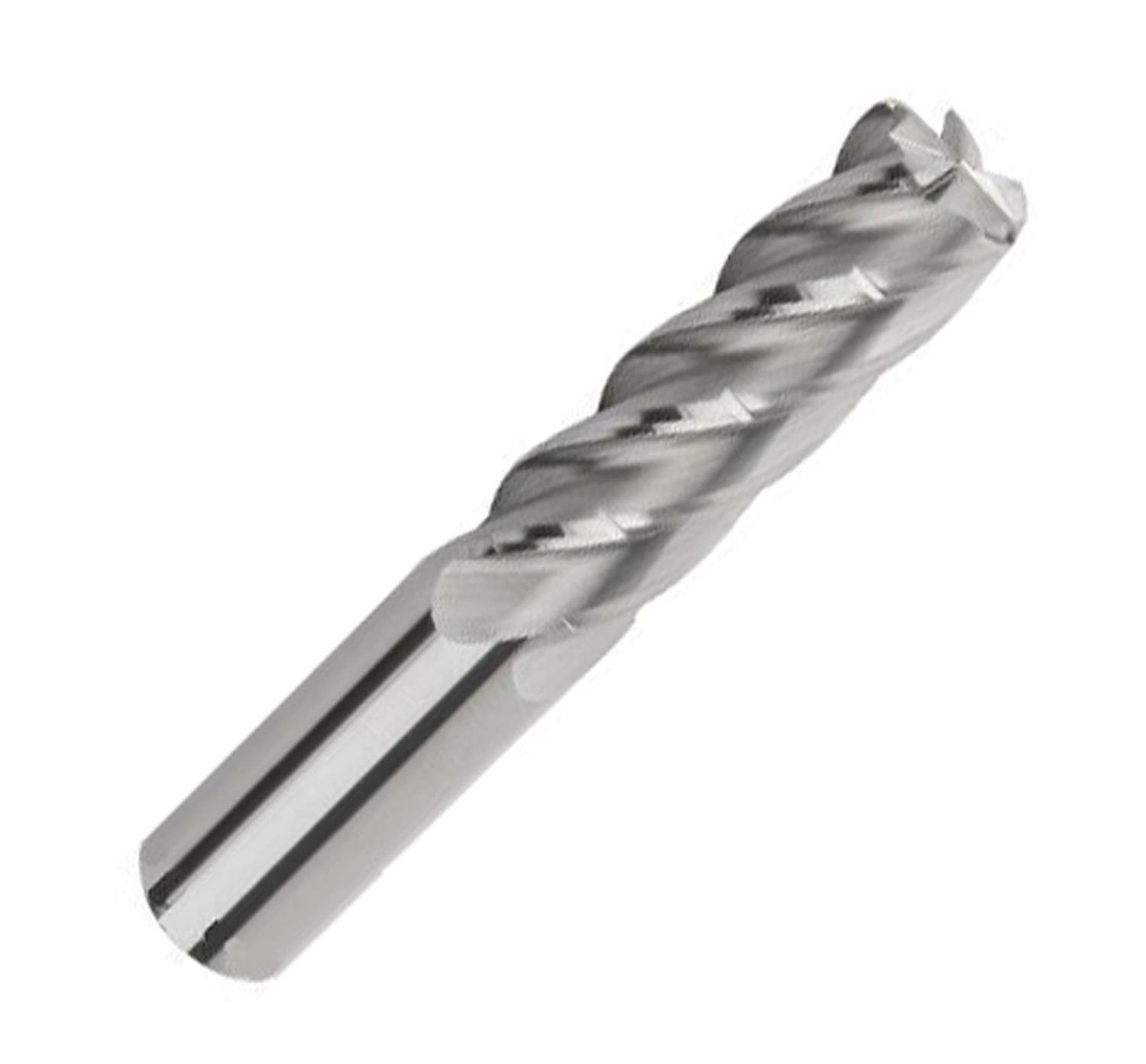 1/2" 5 Flute Carbide End Mill .060" Corner Rad, 1.500"LOC, 3-1/2"OAL ...