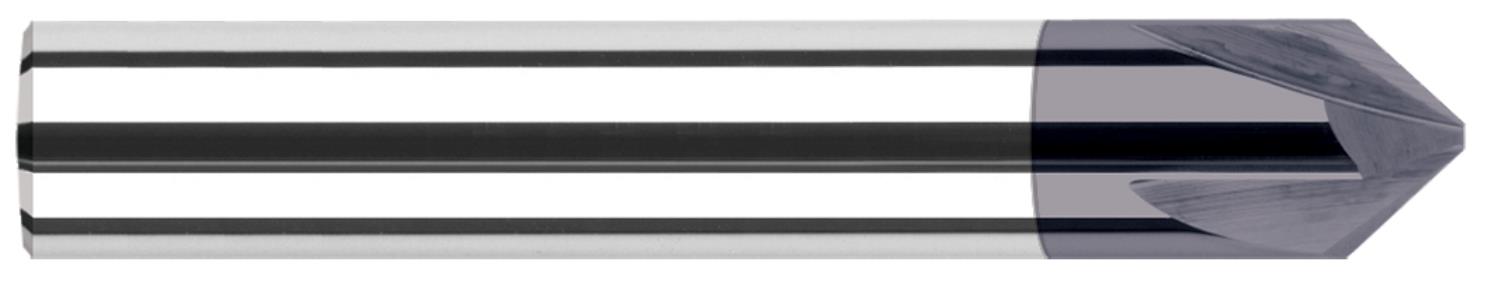 .5000" (1/2") Cutter & Shank Diameter x 45° Per Side Carbide Type II ...