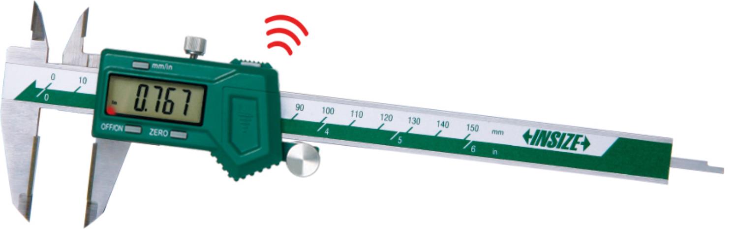 INSIZE 1110-200AWL Wireless Digital Caliper With Carbide Tipped Jaws, 0 ...