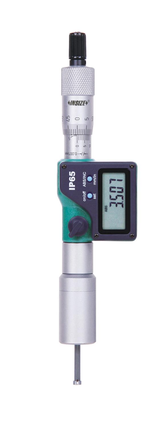 INSIZE 3127-E024 Digital Two Points Internal Micrometer, .2-.24"/5-6mm ...
