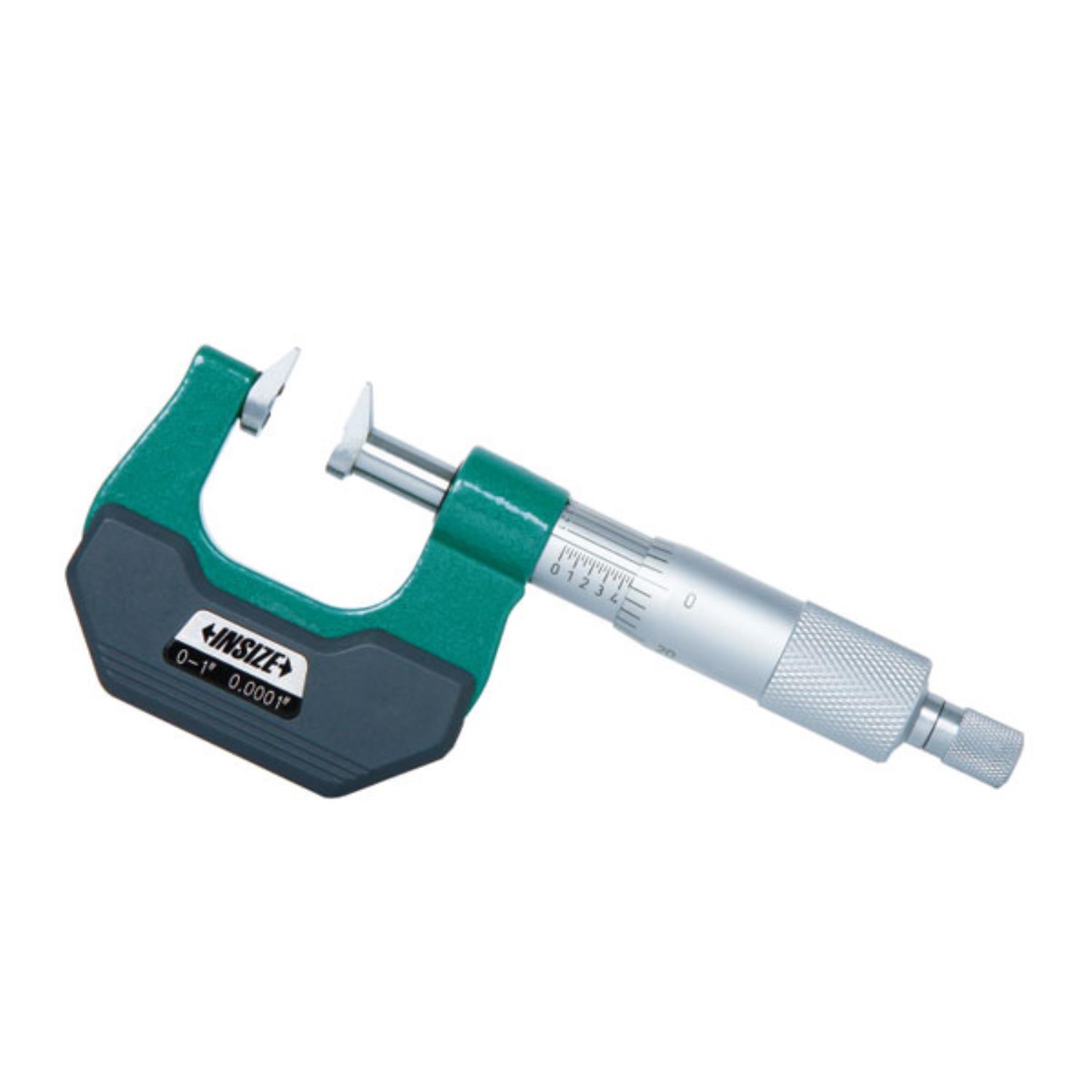 INSIZE 3283-1 Jaw Type Micrometer, 0-1"