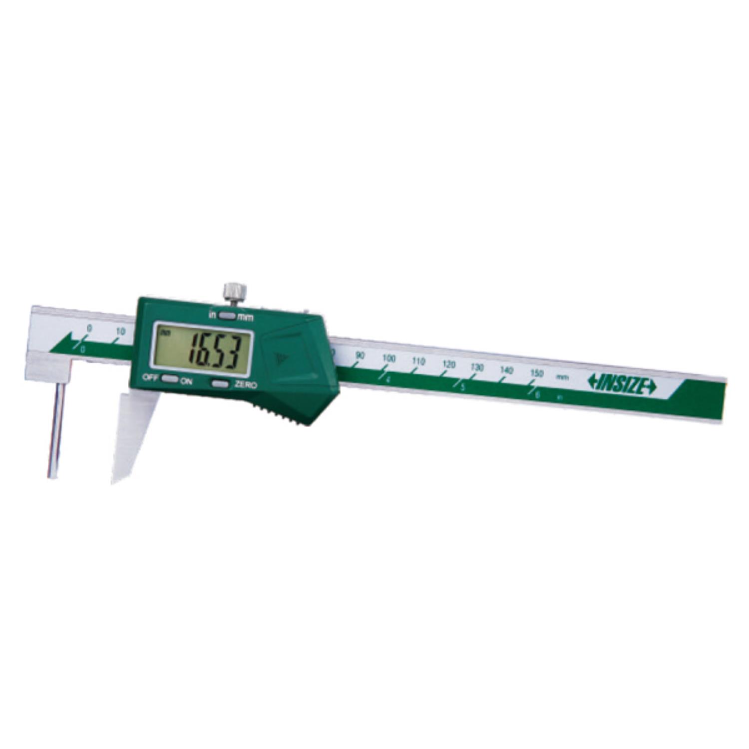 INSIZE 1161-150A Digital Tube Thickness Caliper, 0-6"/0-150mm, Wall ...