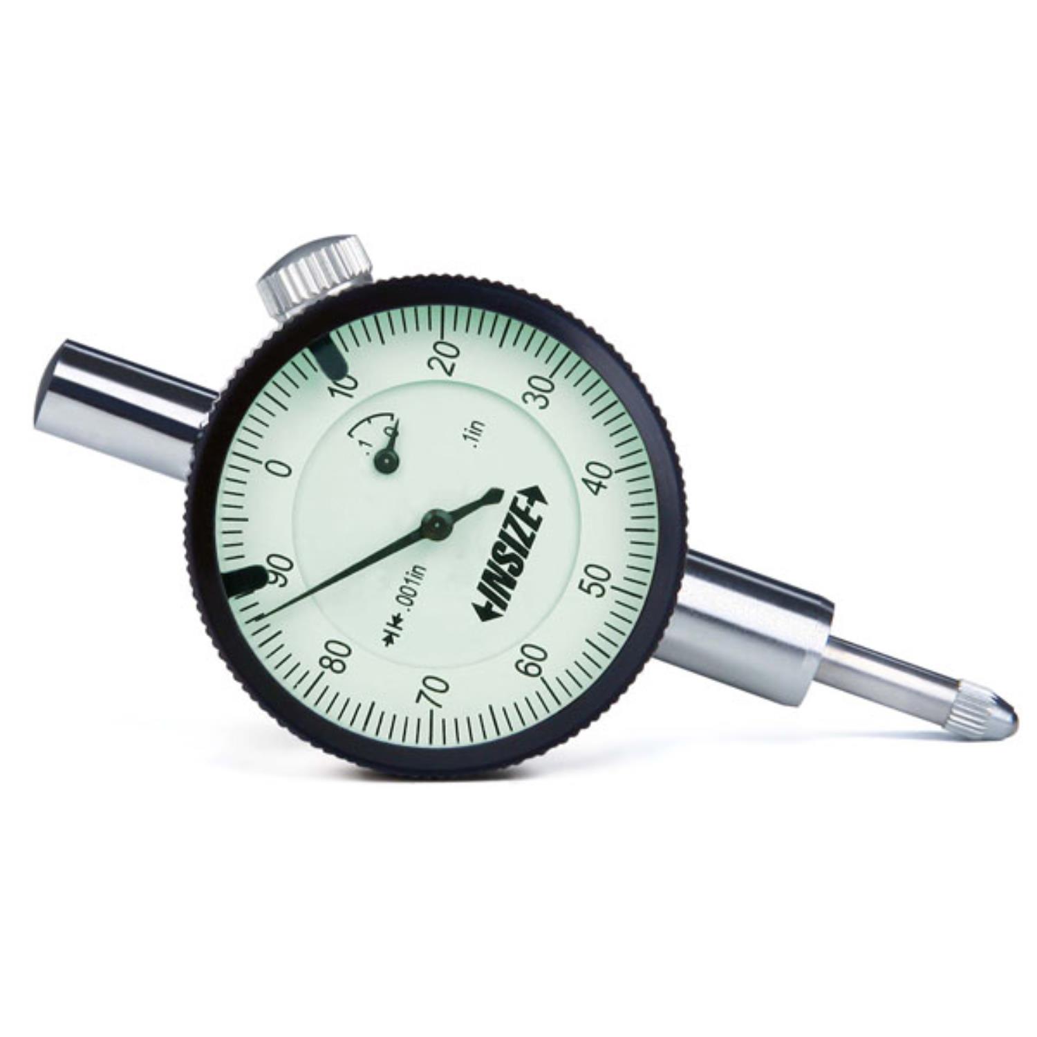 INSIZE 2304-015 Compact Dial Indicator, .1", lug back