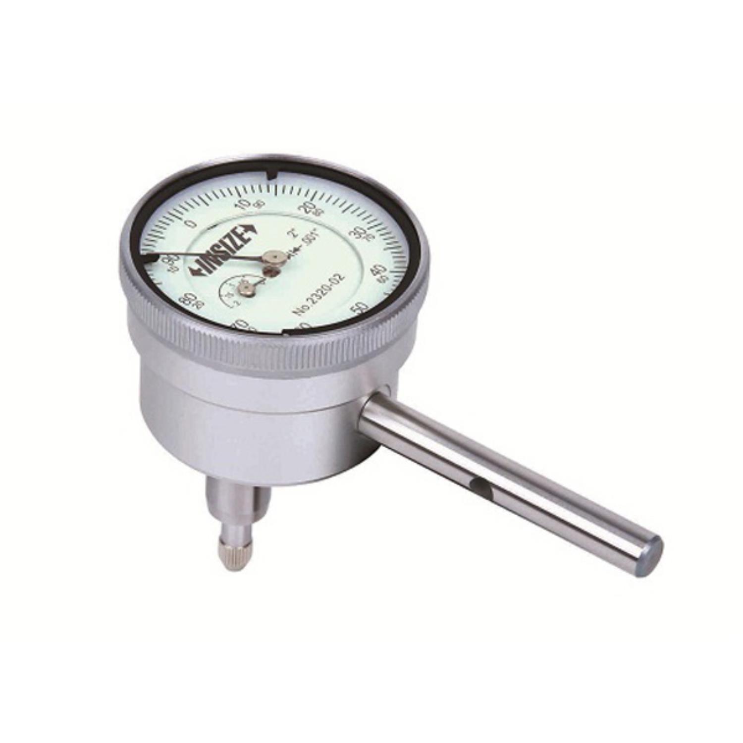 Back Plunger Type Dial Indicator, .2", Graduation: .001"
