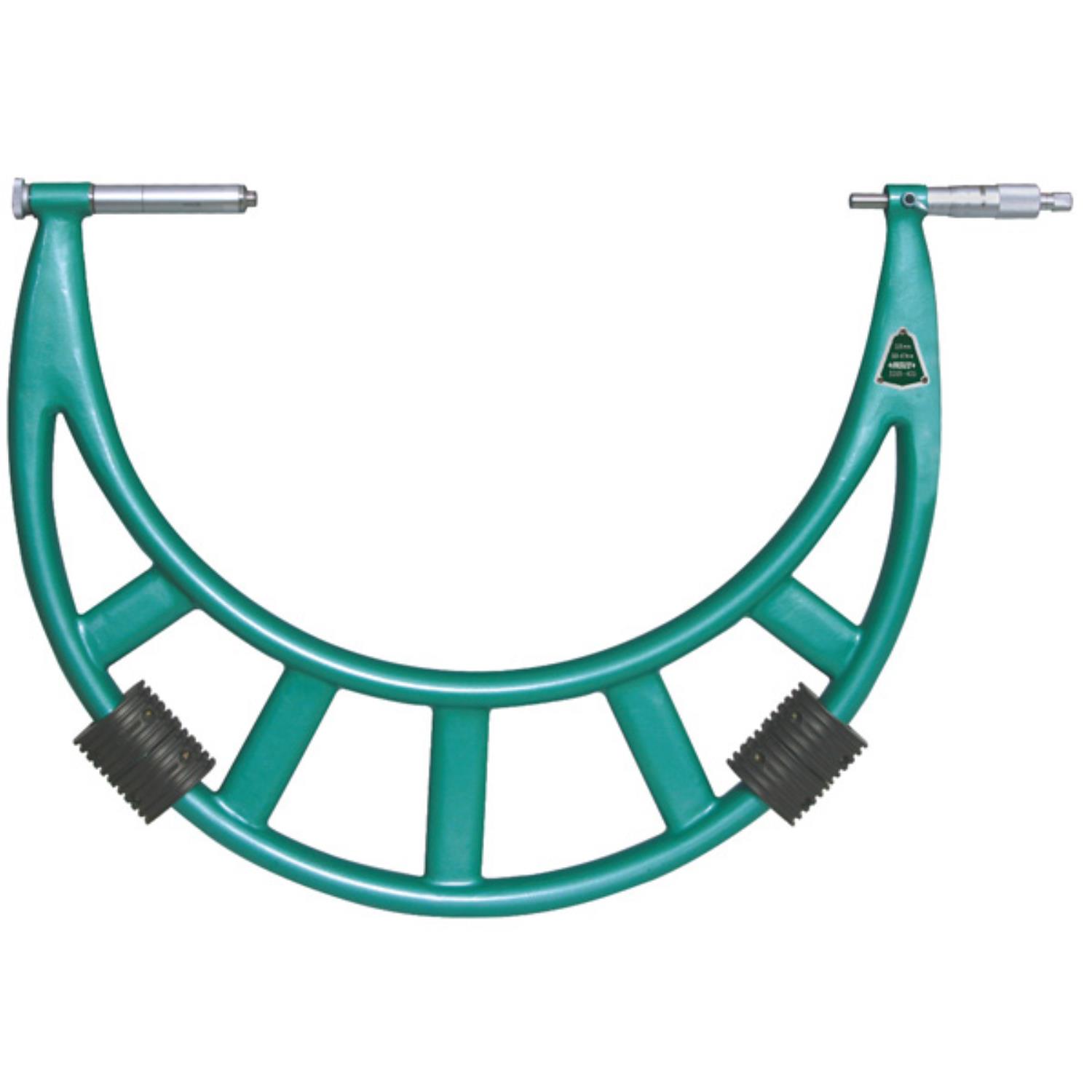 INSIZE 3205-64 Outside Micrometer With Extension Anvil Collar, 56-64"