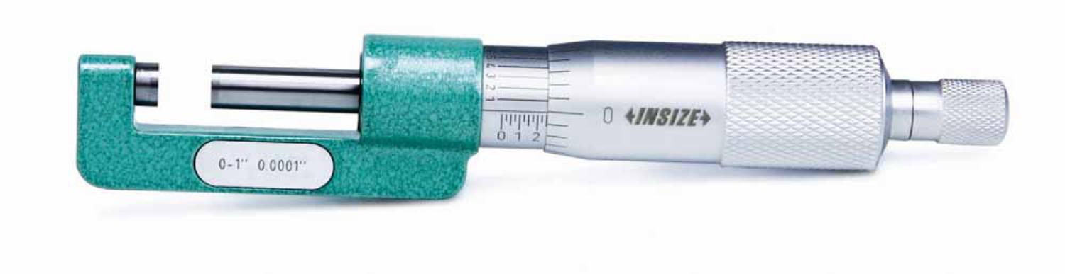 Hub Micrometer, 0-1", Graduation .0001" Measure hub thickness and ...