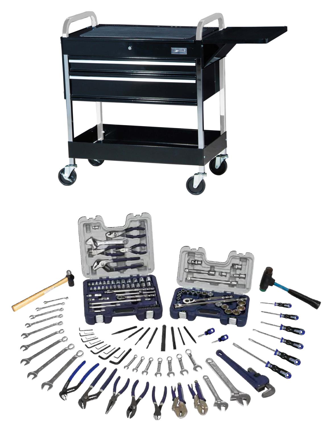 Complete Maintenance Tool Set with Tool Cart - The Professional Tools ...