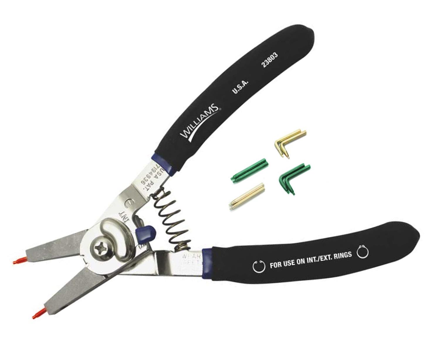 1" Snap Ring Pliers, Convertible For Internal & External Rings ...