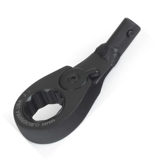 15mm Box End 12 Point Ratcheting Wrench Head With J Shank (0.425") For ...