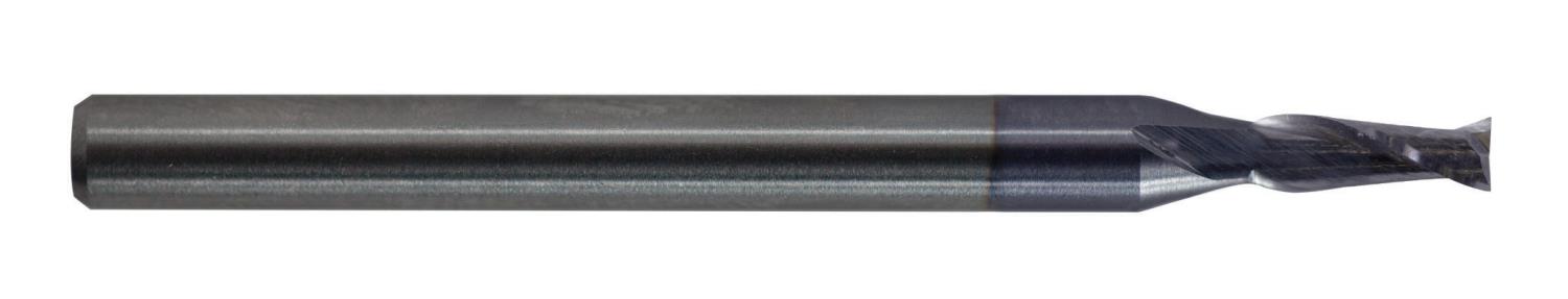 .022 2 Flute Carbide Standard Length Square End End Mill ALTiN Coated ...