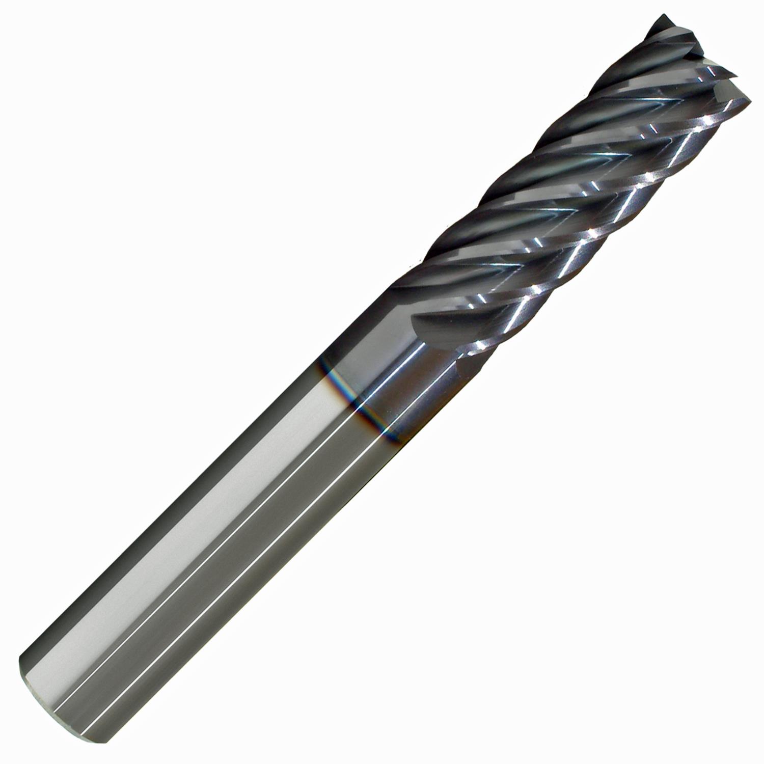 1/2" 6FL ALPHA-6 High Performance 40° Helix NACrO Coated Carbide End ...