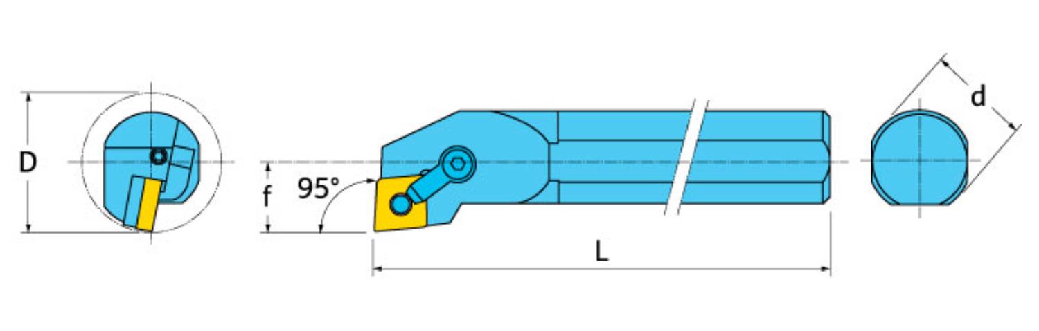 S32V-MCLNR-4 Turning Boring Bar