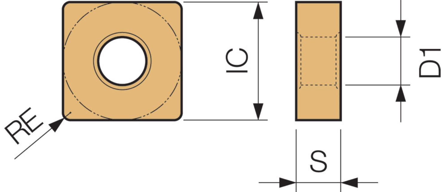SNMG432HQ PR1535 Grade PVD Carbide, Indexable Turning Insert For Boring ...