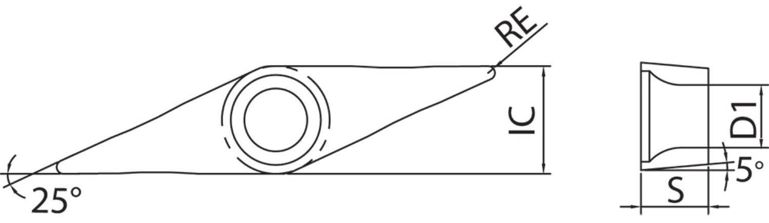 ZBMT13T304GF PR1535 Grade PVD Carbide, Indexable Turning Insert For ...