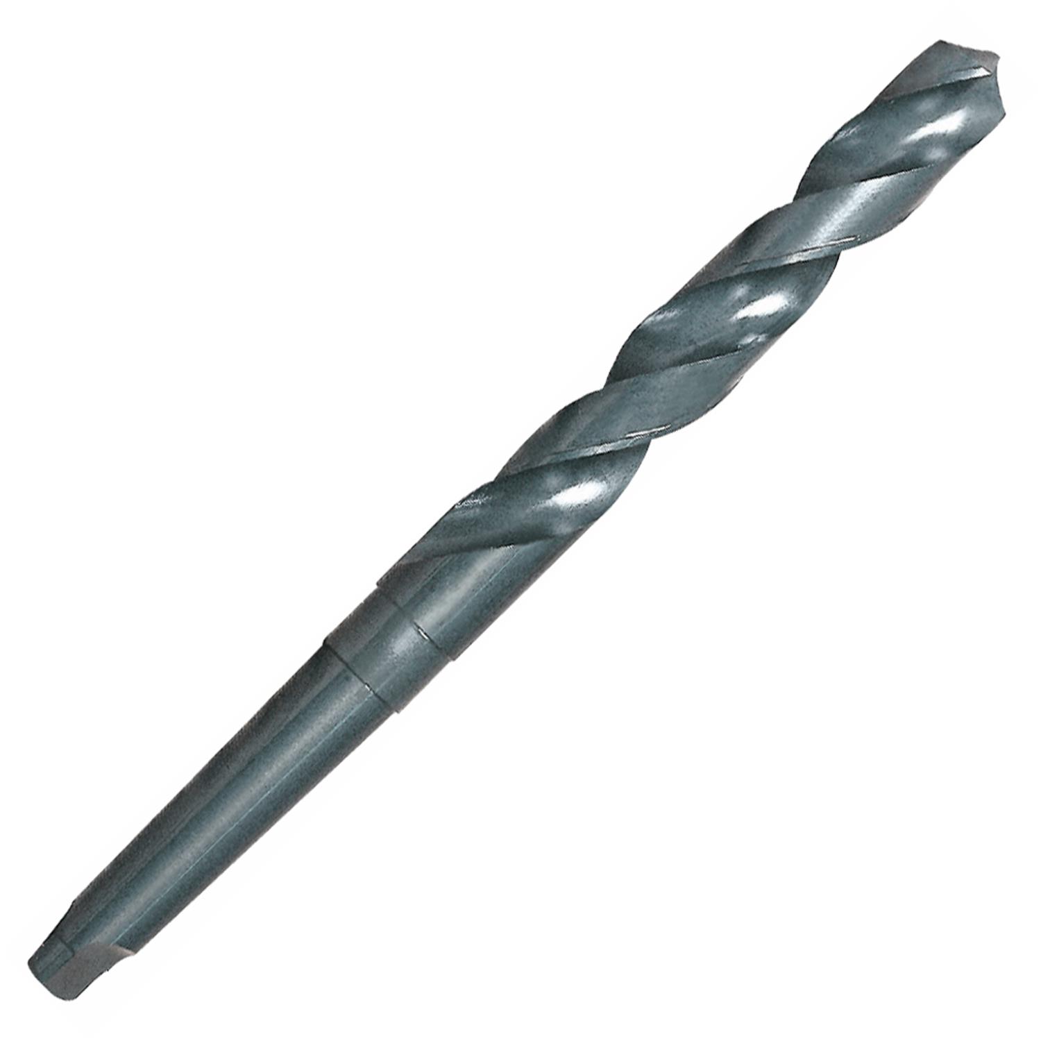 33/64" Diameter 2 Flute MT2 Morse Taper Shank Twist Drill, High Speed ...