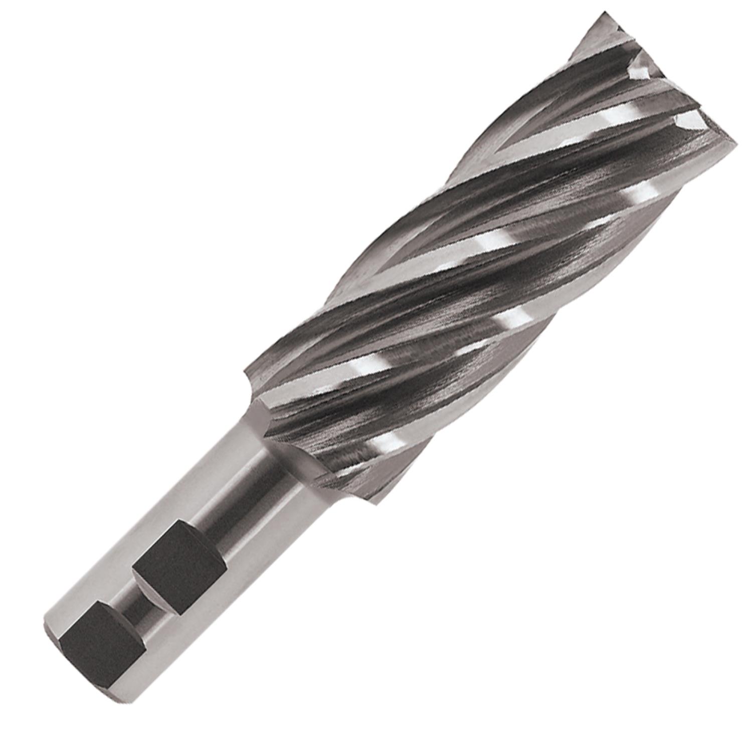 1-1/4" 6 Flute Square End Long Length Non-Center Cutting End Mill, 4 ...
